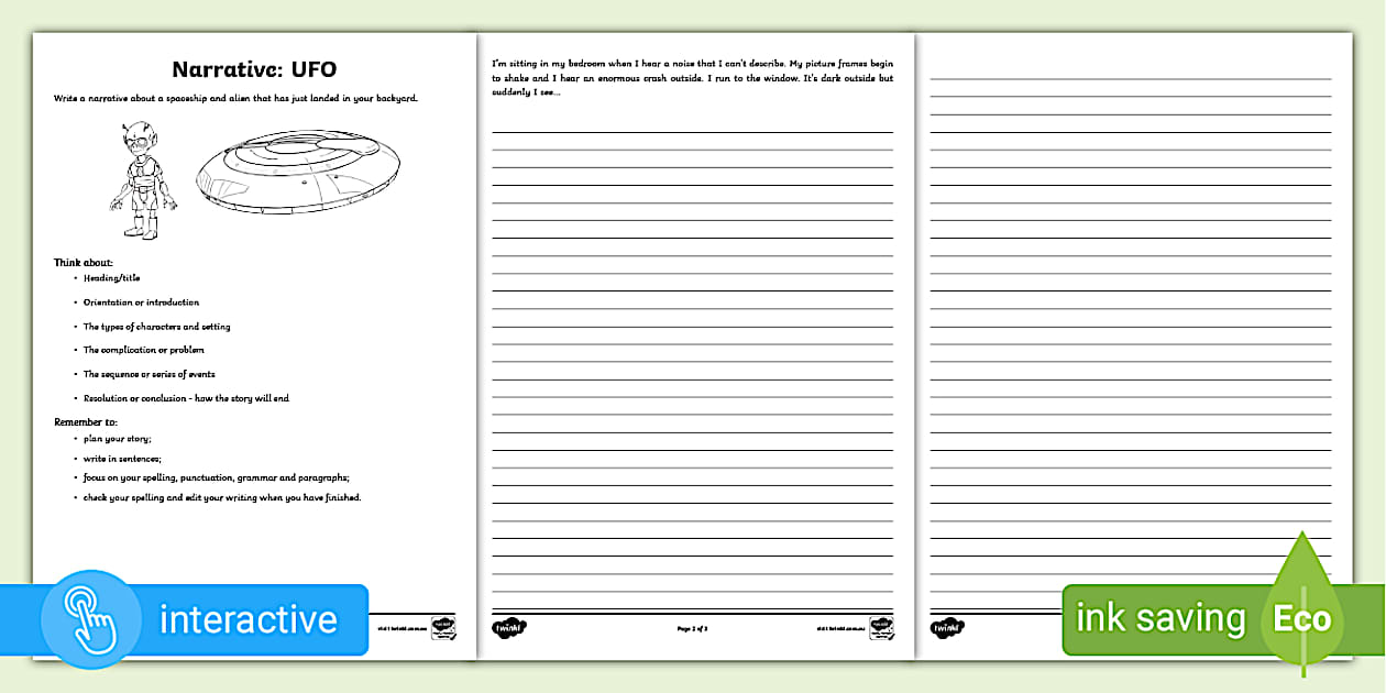 NAPLAN-Style Writing Year 3 or Year 5 Set 3 Narrative Text Writing ...