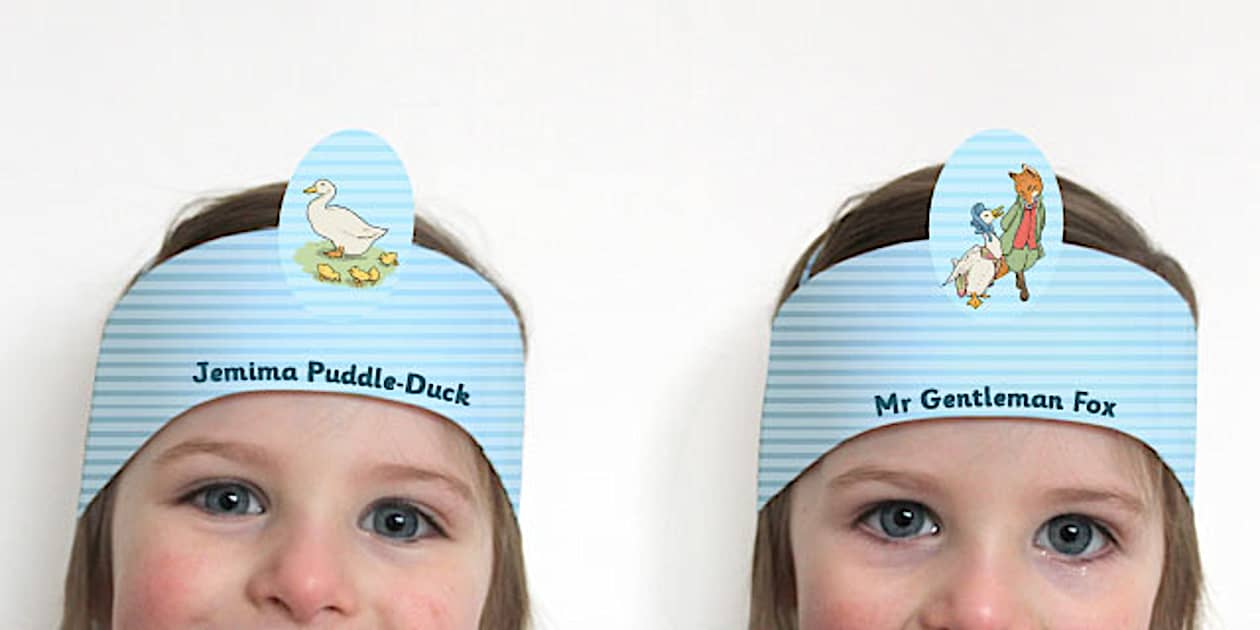 The Tale of Jemima Puddle-Duck Role Play Headband - jemima puddle-duck