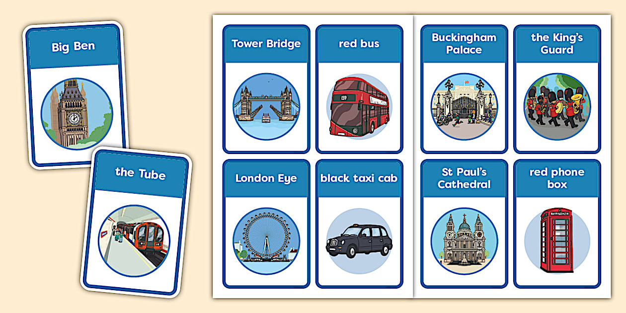 Originals First Words Flashcards: London