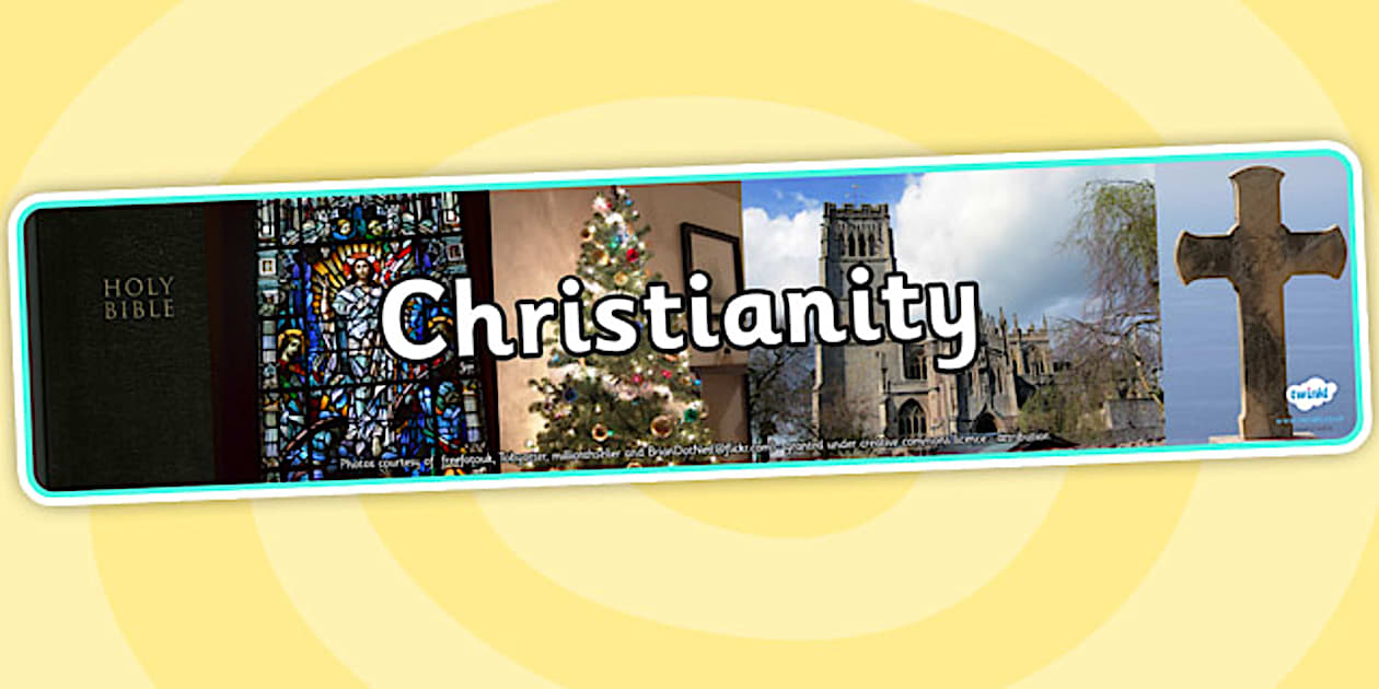 Christianity Photo Display Banner (Teacher-Made) - Twinkl