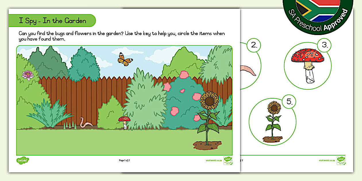 I Spy: In the Garden (teacher made) - Twinkl