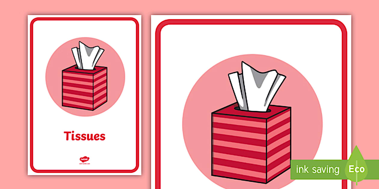 Tissue Display Poster (teacher made) - Twinkl