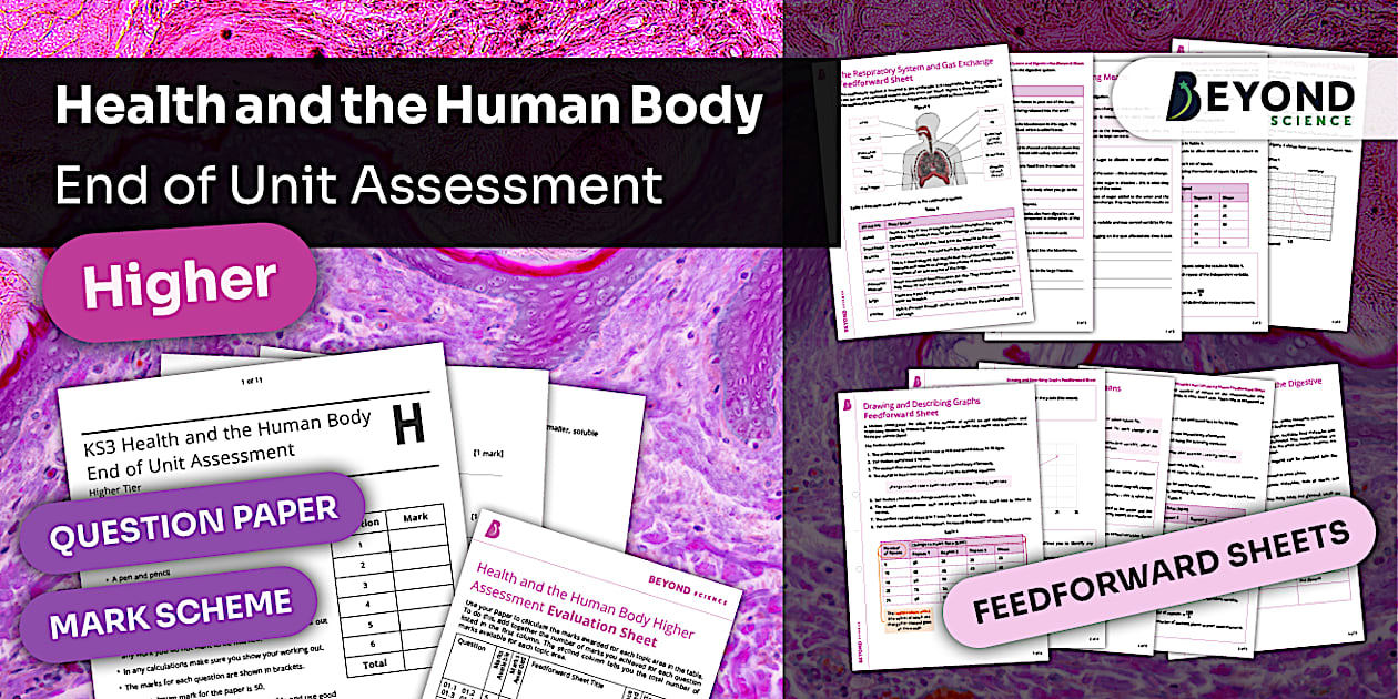 KS3 Health and the Human Body End of Unit Assessment Higher