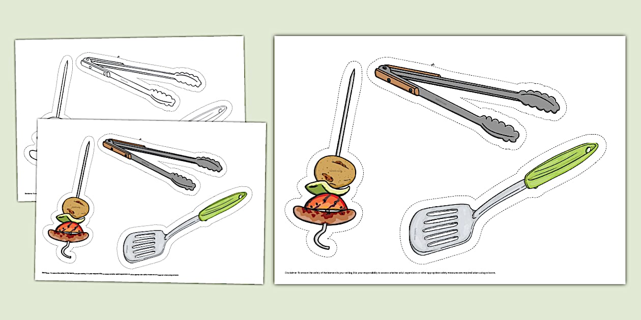 Barbecue Tools Cut Outs