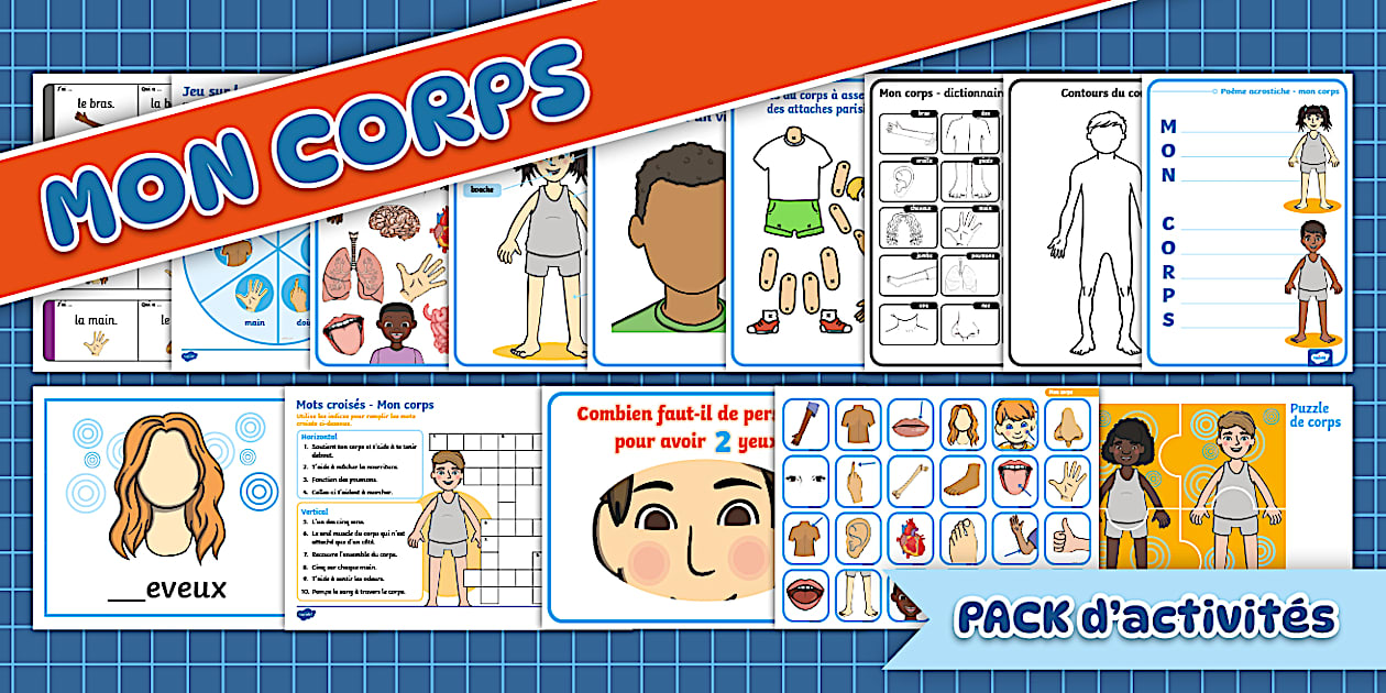 Mon corps : PACK d'activités