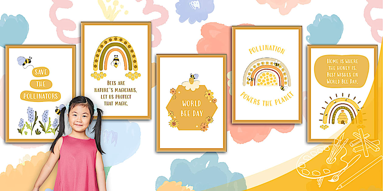 World Bee Day Quotes Posters Pack | Twinkl Art Gallery