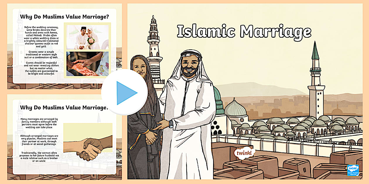 KS2 Islamic Marriage PowerPoint - Twinkl