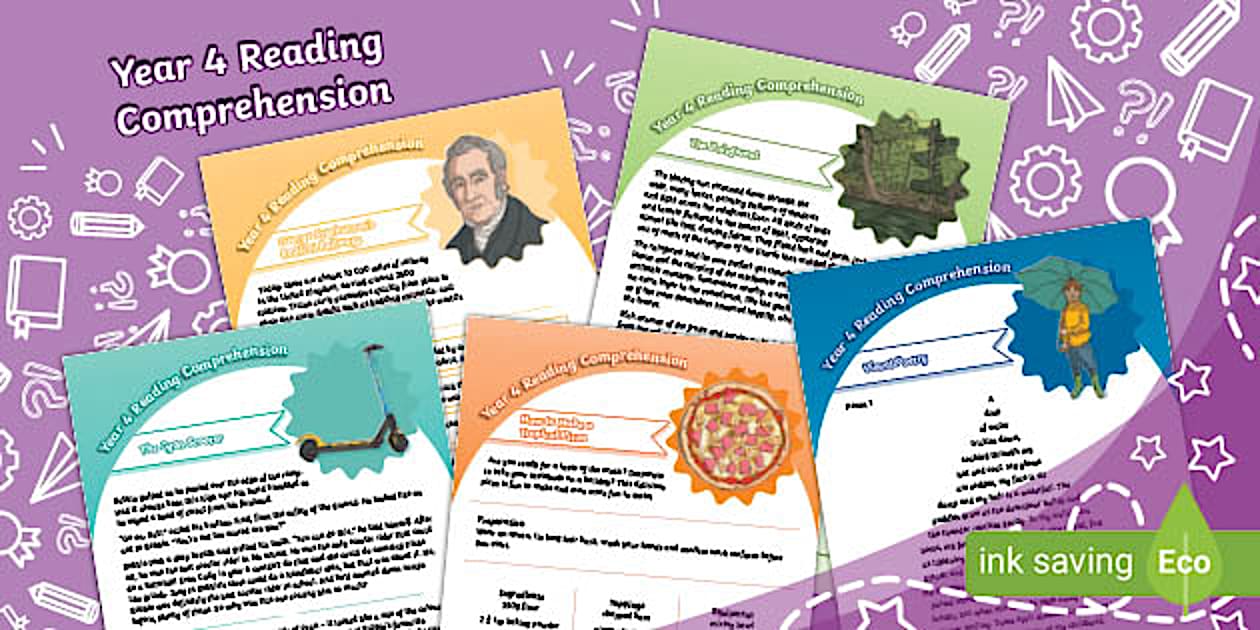 Year 4 Reading Comprehension Pack 2 (l'enseignant a fait)