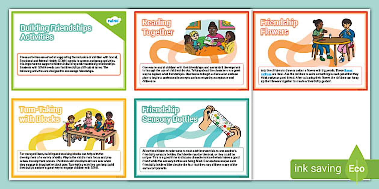 SEND: Building Friendships Activities (teacher made)