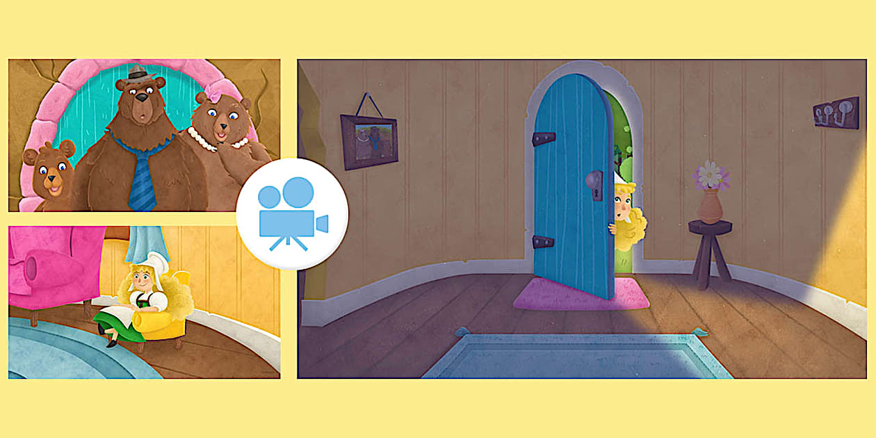 Goldilocks and the Three Bears Animation Story | Twinkl Go!