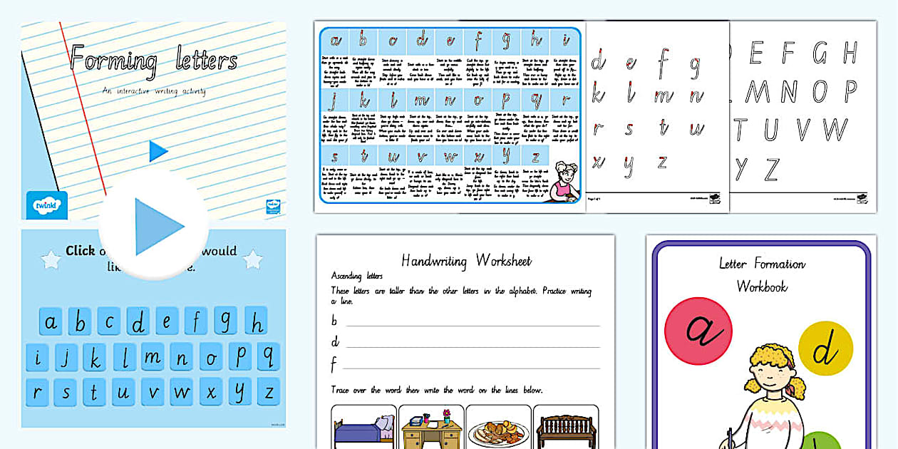 South Australia Cursive Letter Formation Resource Pack
