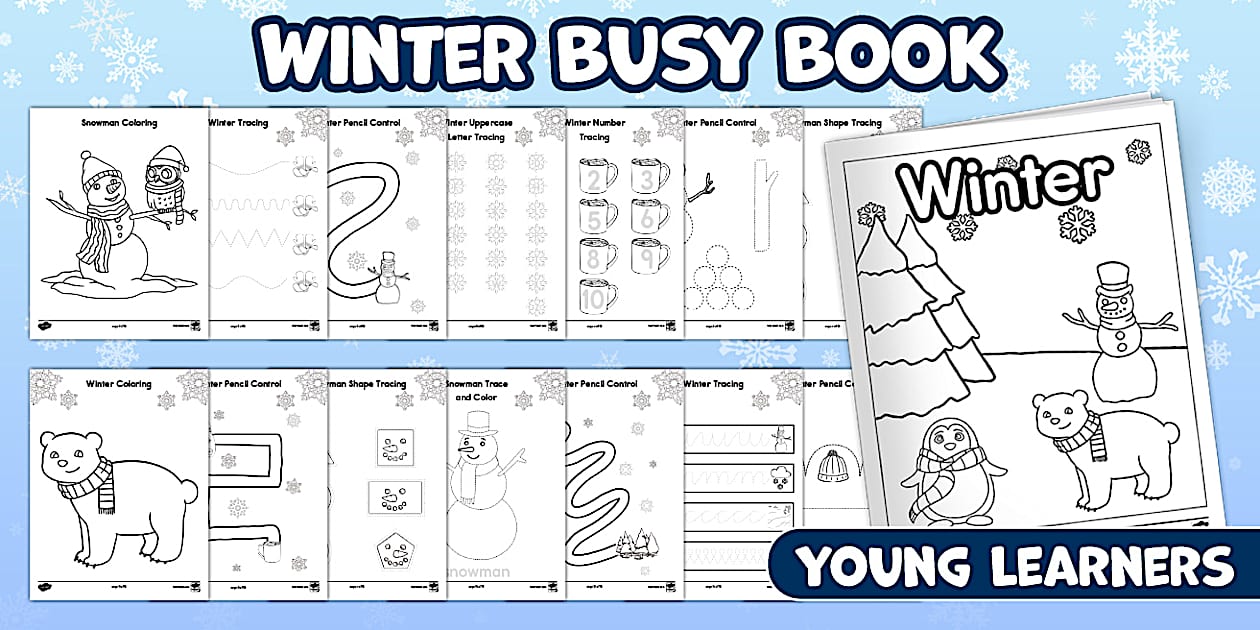 Winter Busy Book