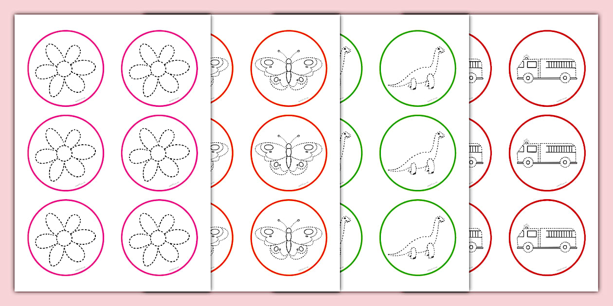 Shape Tracing Practice Pack (teacher made) - Twinkl