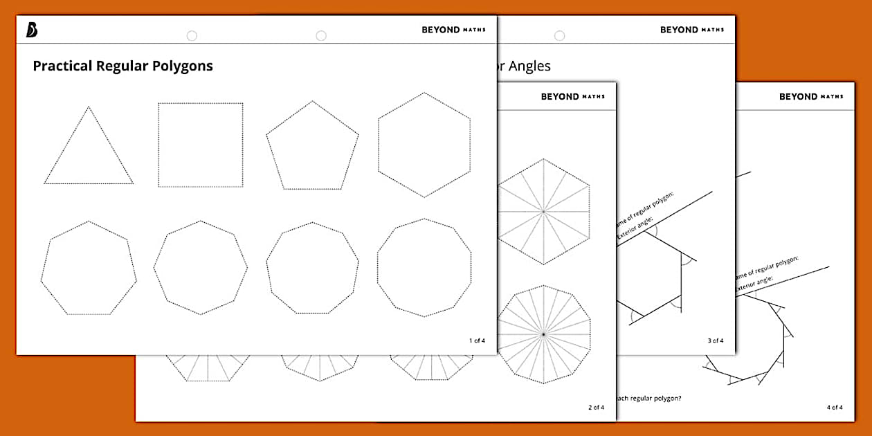 👉 Practical Regular Polygons Worksheet - Twinkl