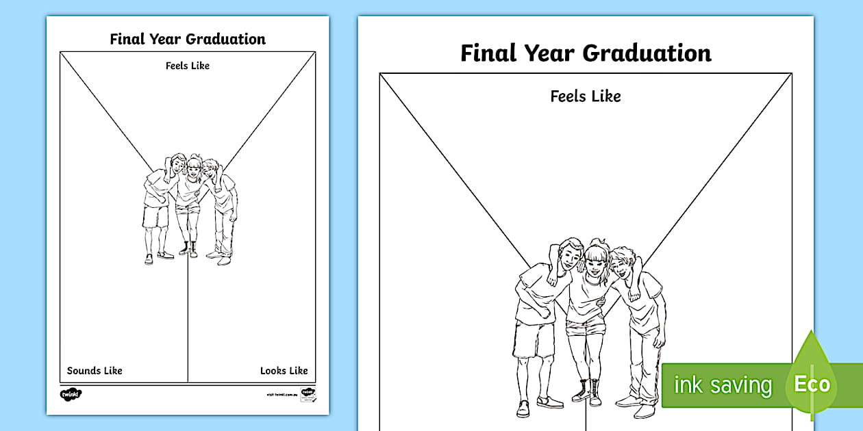 Final Year Graduation Y Chart Worksheet - Twinkl