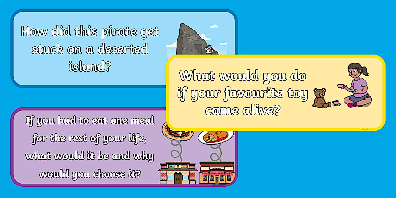 KS1 Question Cards Prompts for Writing | Primary Resources
