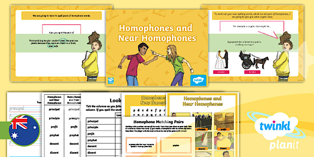 Year 4 Spelling: Homophones and Near Homophones Lesson 6