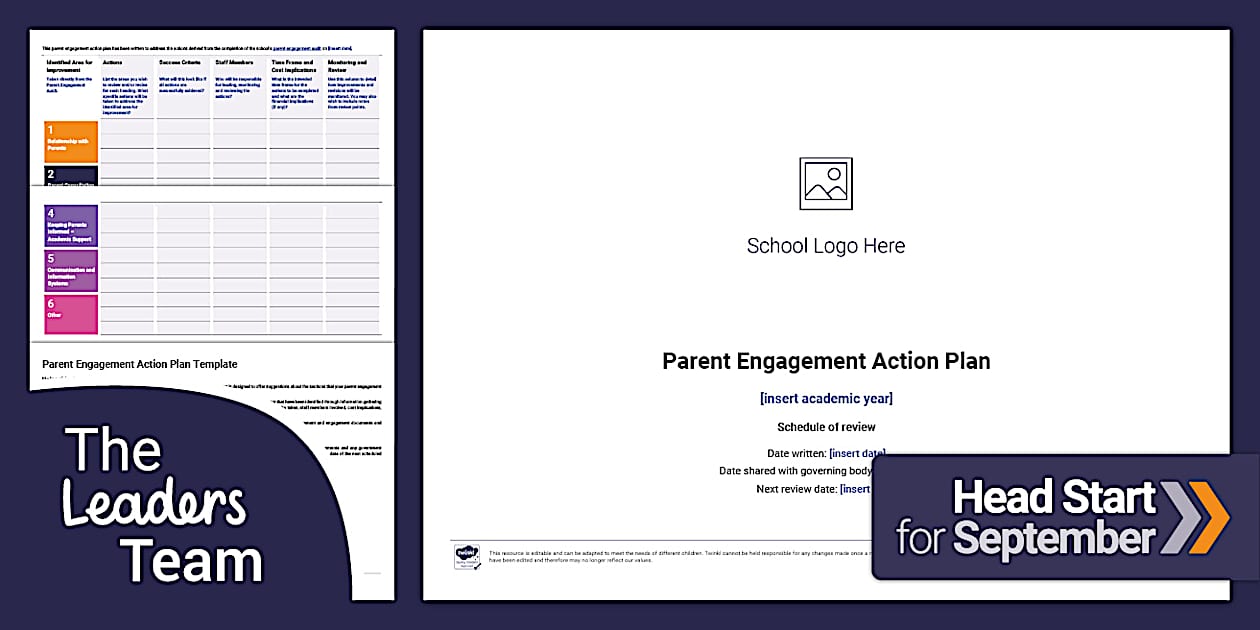 Parent Engagement Action Plan - Leaders (teacher made)