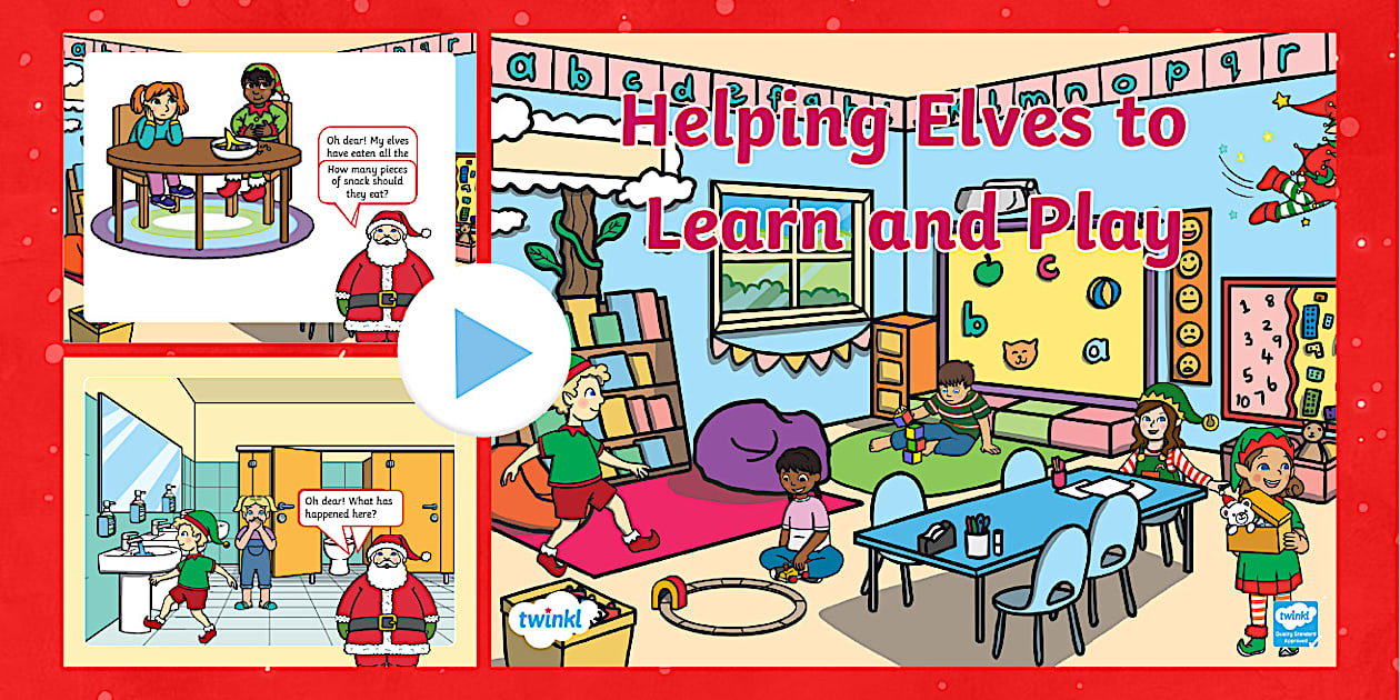 Helping Elves to Learn and Play PowerPoint (teacher made)