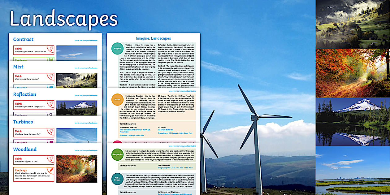 Imagine Landscape KS1 Resource Pack (teacher made) - Twinkl