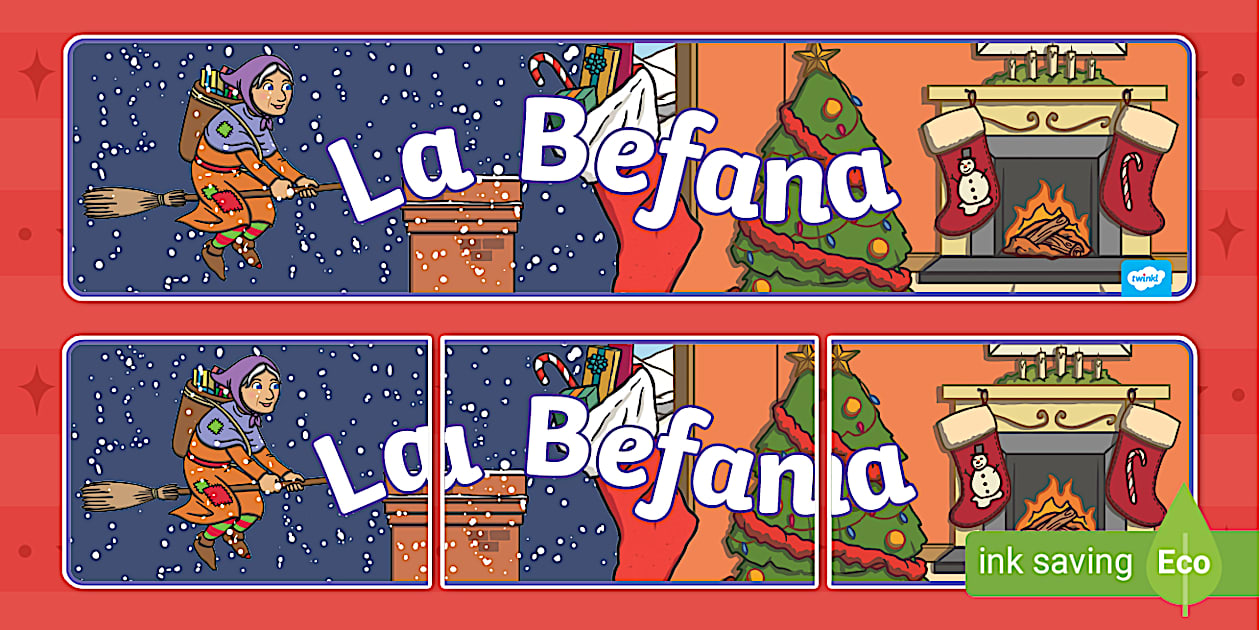 La Befana Display Banner - (Teacher-Made) - Twinkl