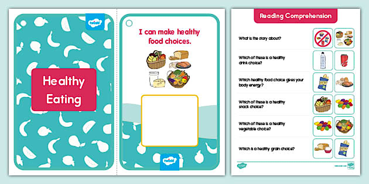 Healthy Eating Adapted Reader for Special Education