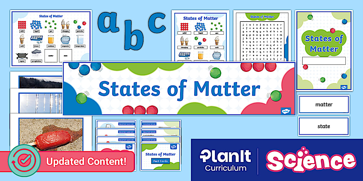 Y4 States of Matter: Additional Resources (Teacher-Made)