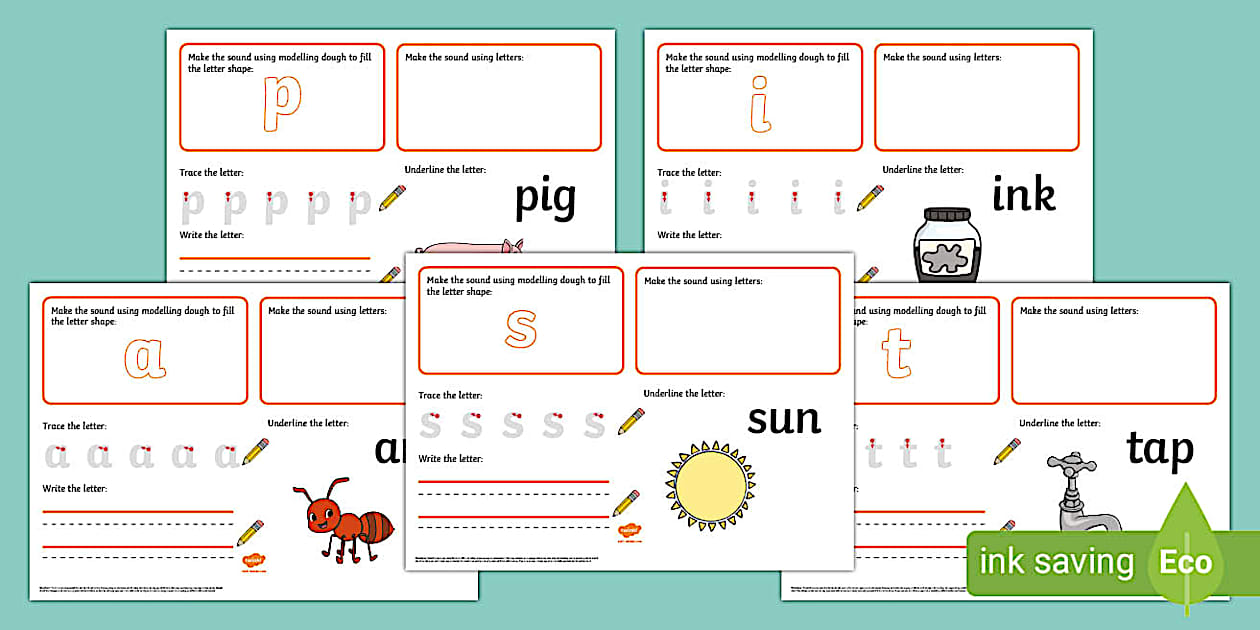 Phase 2 Phonics Sounds Make Read Write Activity Mats
