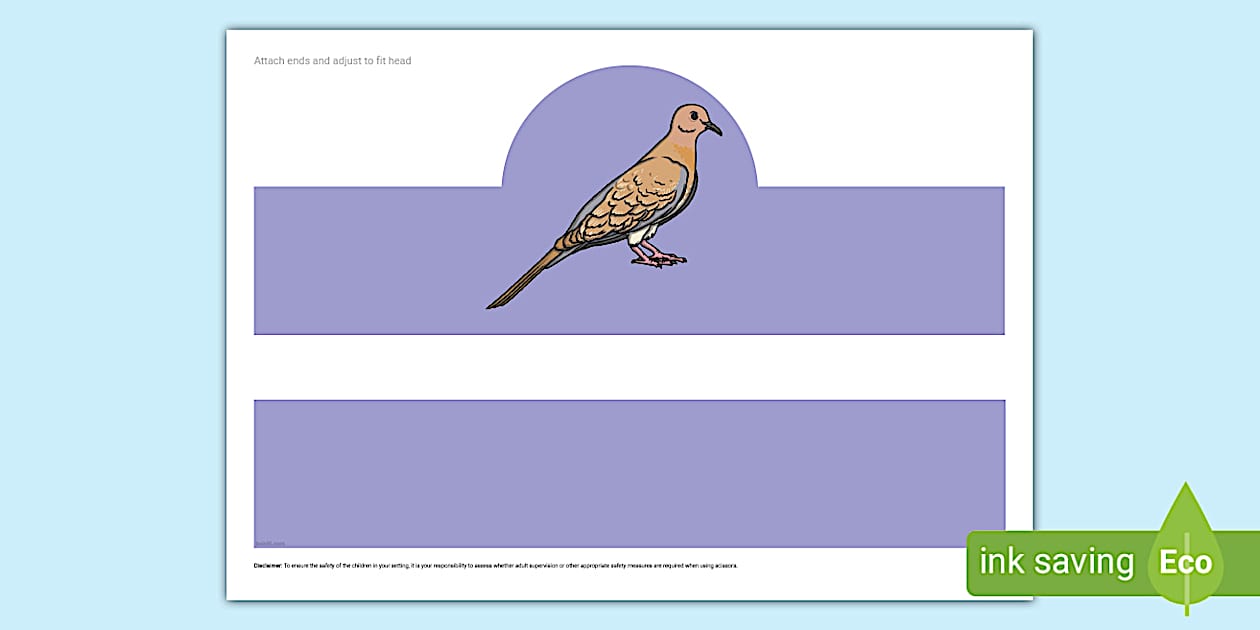 Dove Role-Play Headband - KS1 (Teacher-Made) - Twinkl