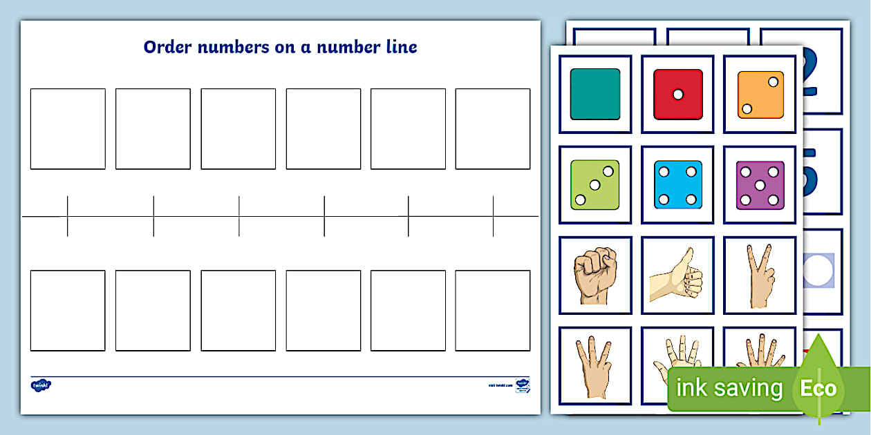 👉 KS2 Maths Number Bonds 0 - 5 Number Line Activity - Twinkl