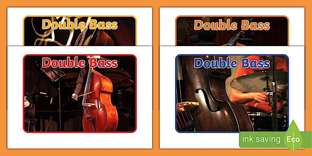 Double Bass Photo Pack (Teacher-Made) - Twinkl