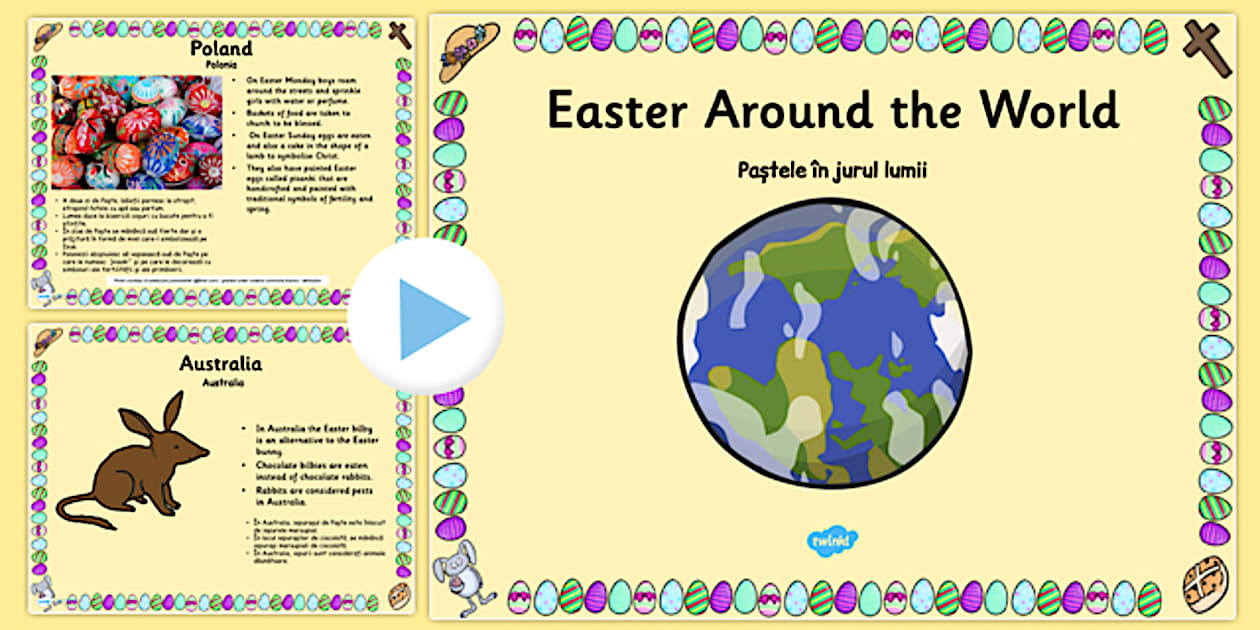 Easter Around the World PowerPoint Romanian Translation