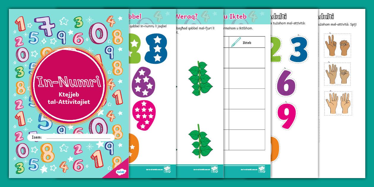 Ktejjeb tal-Attivitajiet: In-Numri (teacher made) - Twinkl