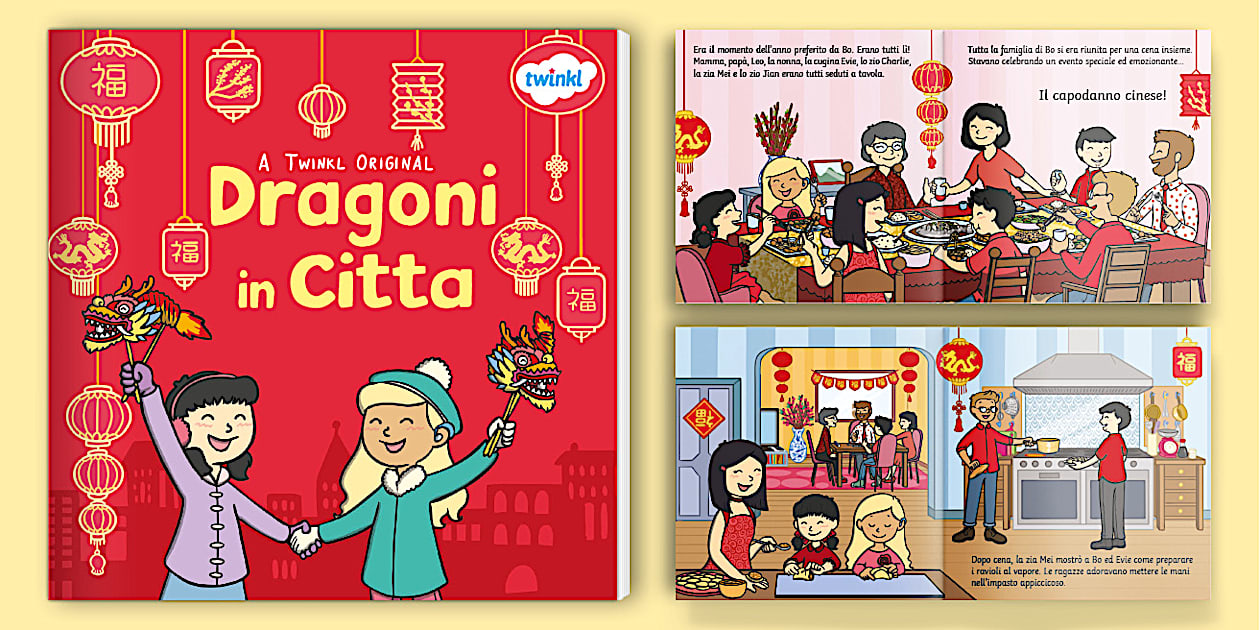 Storia Original sul Capodanno cinese - Dragoni in città