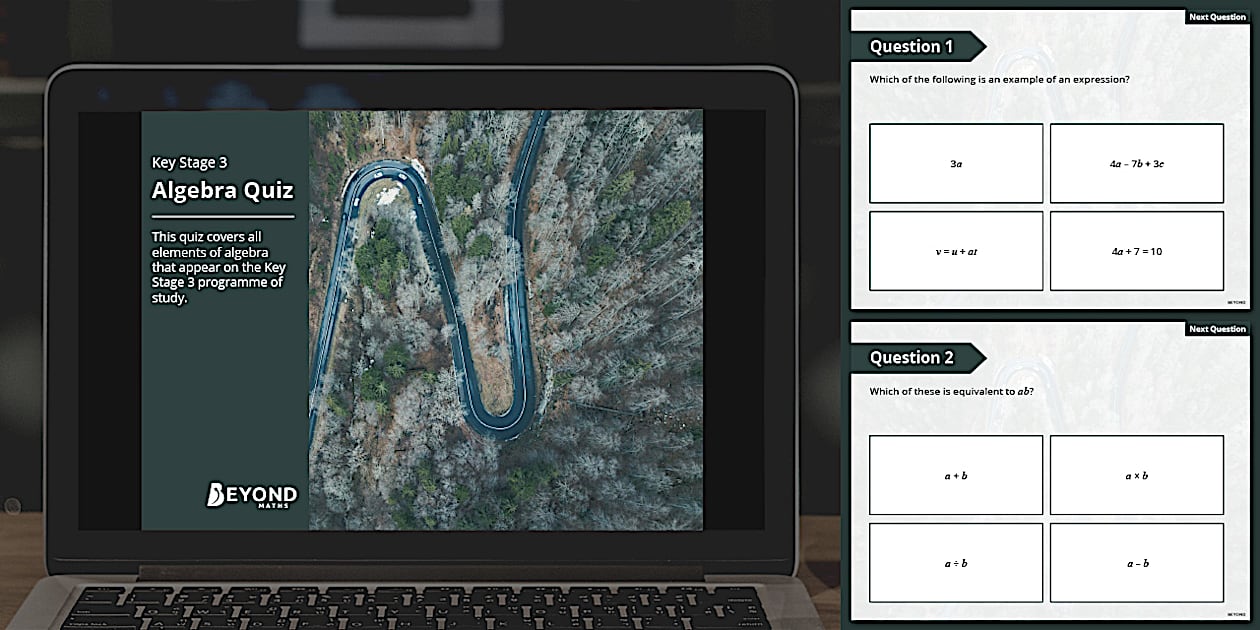 👉 Ultimate Key Stage 3 Algebra Quiz (teacher made)