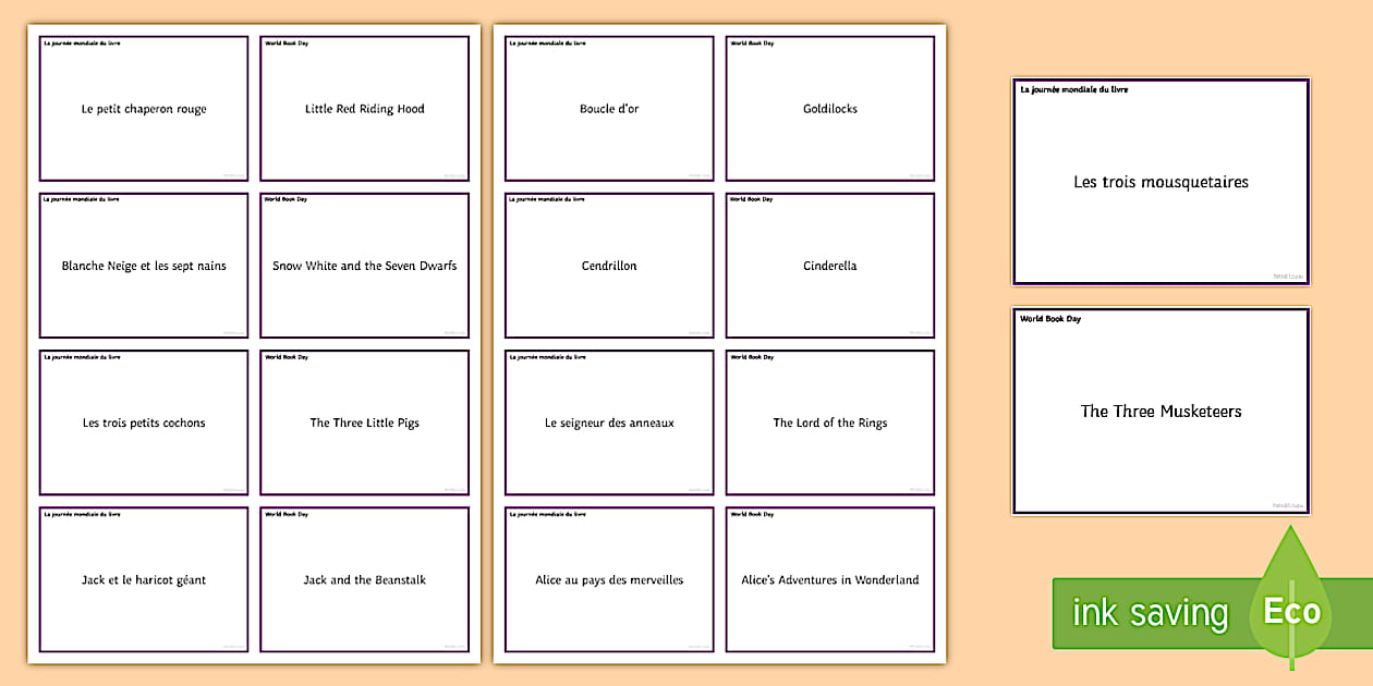 Book Matching Cards