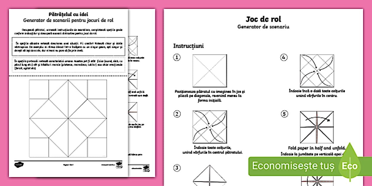 Joc de rol – Scenariu generat de solniță (Teacher-Made)