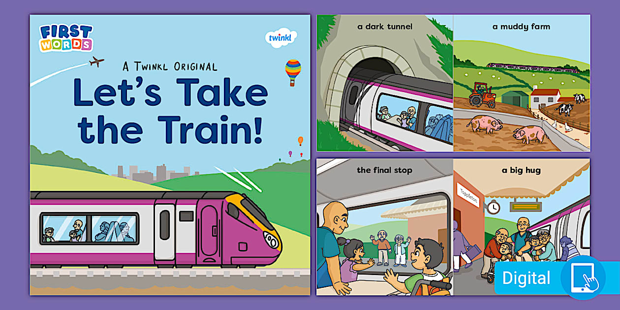 Let's Take the Train eBook (teacher made) - Twinkl