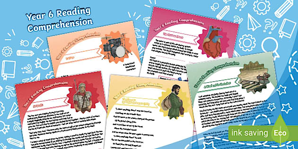Year 6 Reading Comprehension Pack 2 (teacher made) - Twinkl