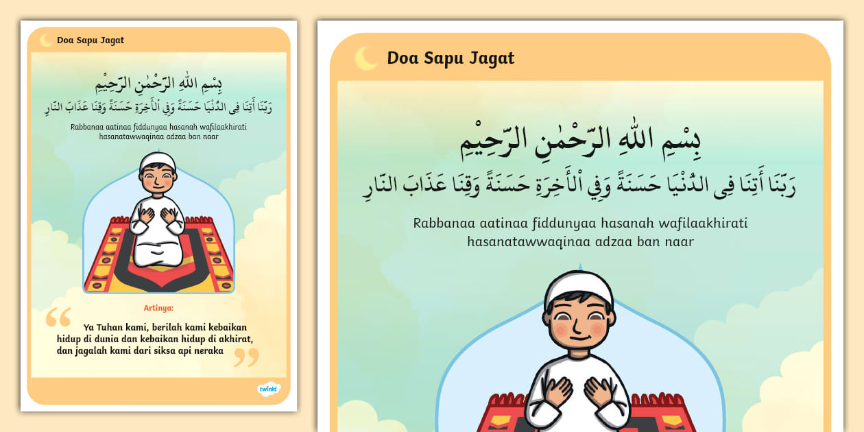 Poster Doa Sapu Jagat (Teacher-Made) - Twinkl