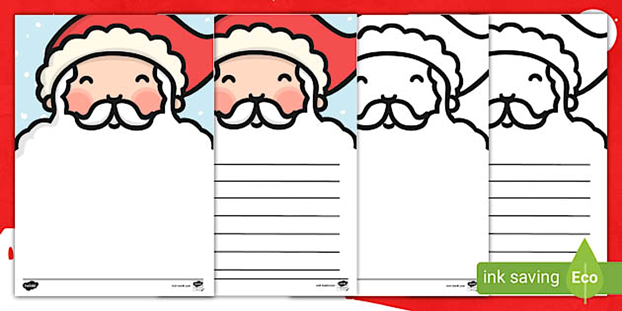 Actividad: Carta al Viejito Pascuero para imprimir - Twinkl