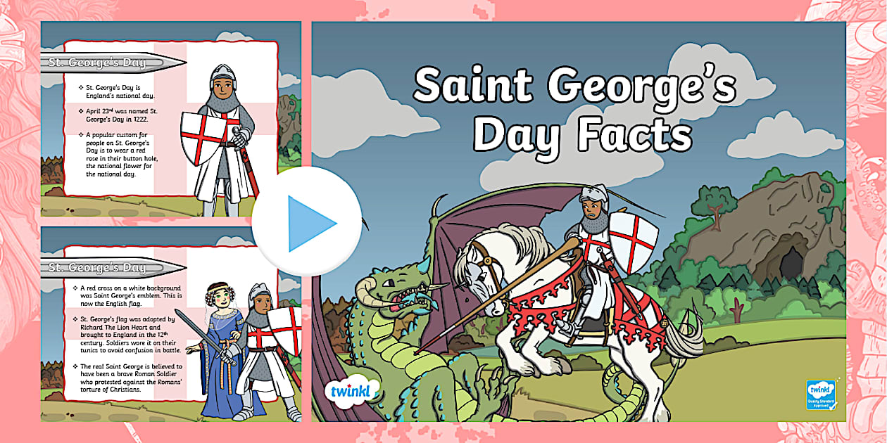 All About St. George's Day PowerPoint (teacher made)