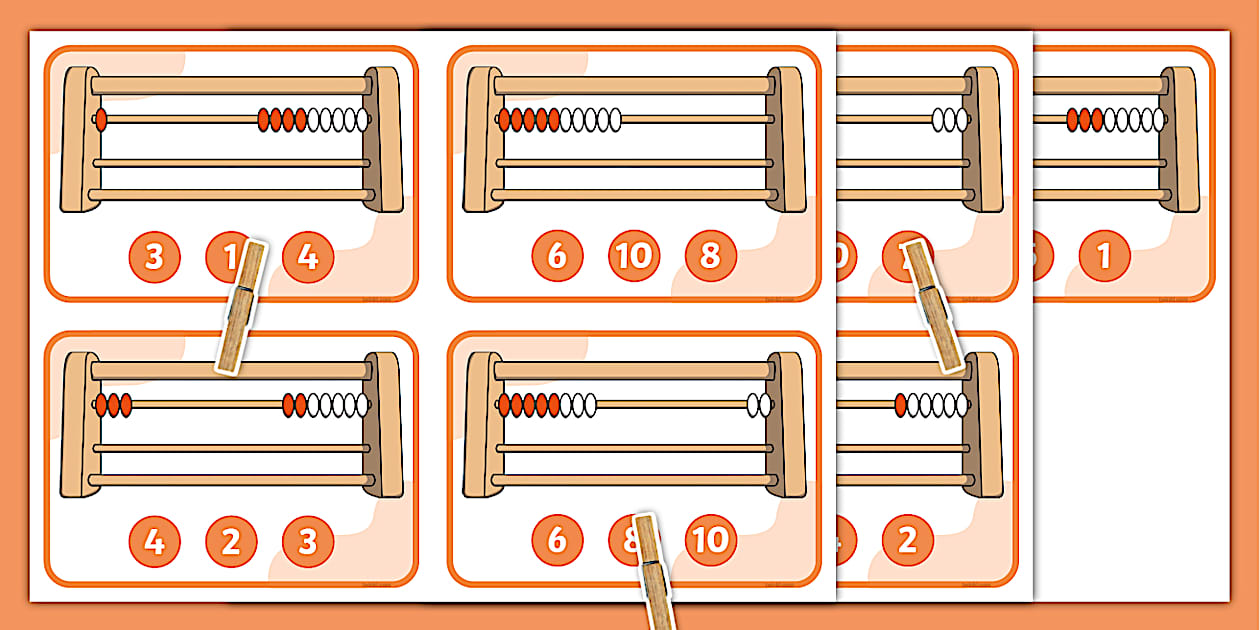 👉 Rekenrek Peg Activity Cards | Twinkl (teacher made)