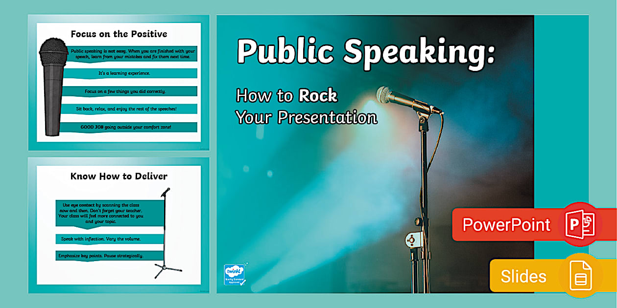 Public Speaking PowerPoint | Teaching Resource | Twinkl USA
