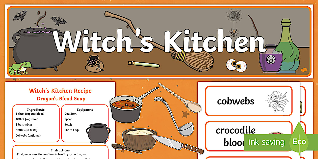 Witch's Kitchen Role-Play Pack (teacher made) - Twinkl