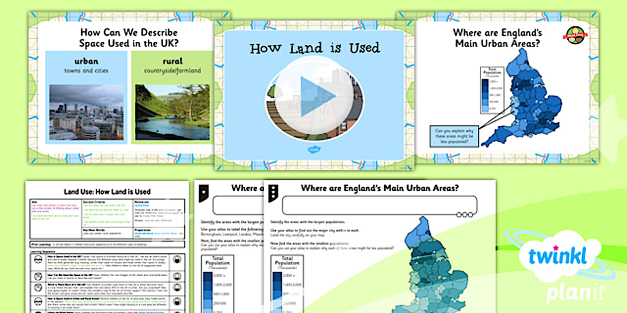 Urban Geography Lesson Plan - Geography Resources - Twinkl