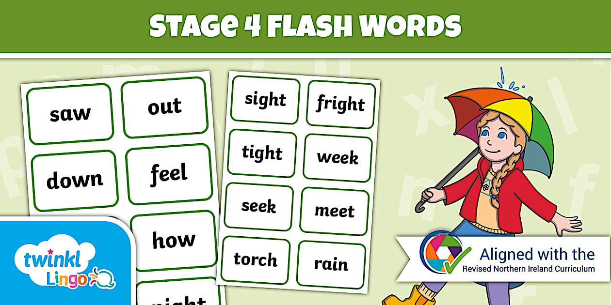 Stage 4 Flash Words
