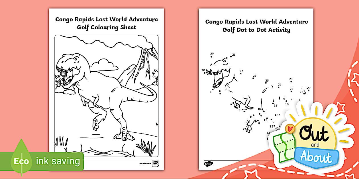 Congo Rapids Lost World Adventure Golf Activity Pack