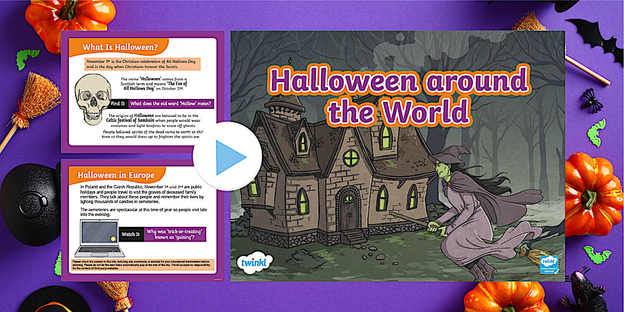 Halloween around the World PowerPoint (teacher made)
