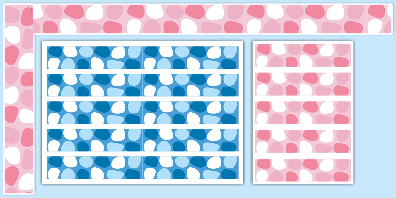 'Wee Buns' Display Borders A4 and A3 (teacher made) - Twinkl